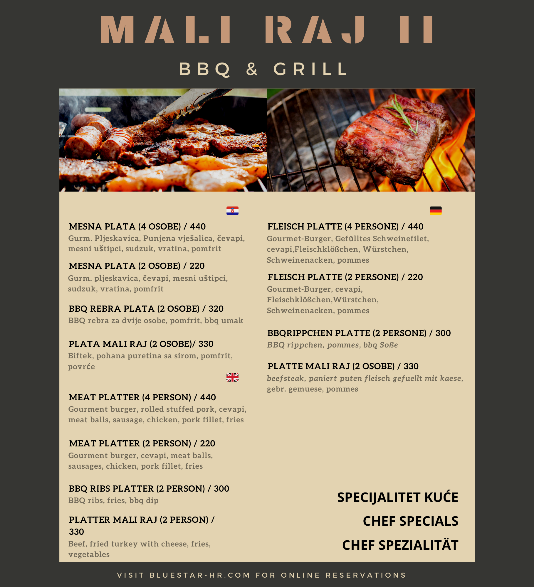 BBQ & GRILL Mali Raj 2 - BlueStar